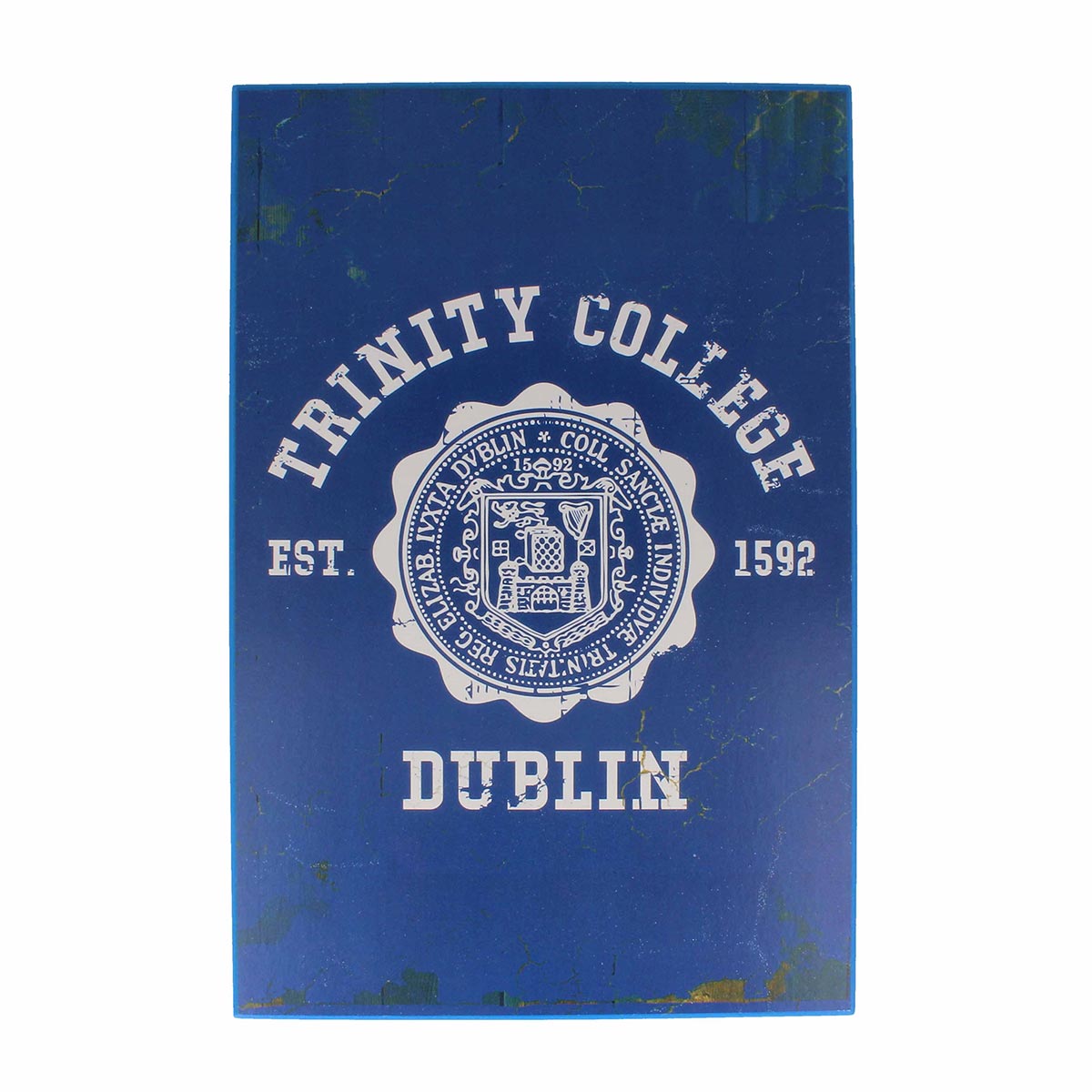 Trinity College Dublin Crest Collection Wooden Sign – Trinity Gift Shop